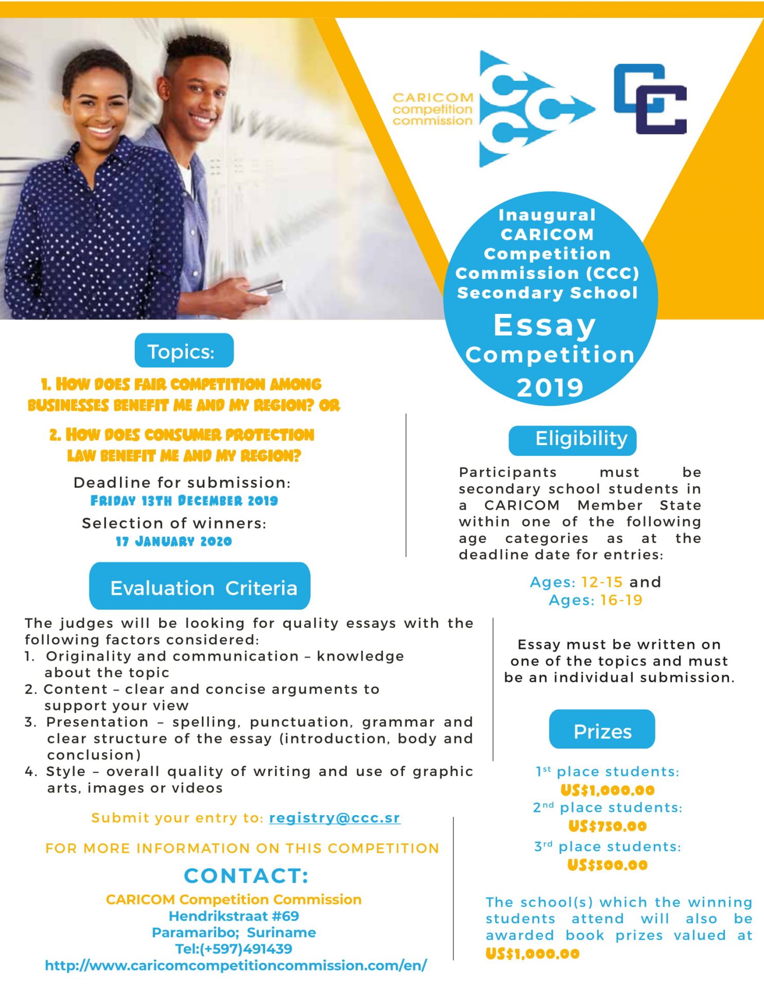 REGIONAL PROSPOSED ESSAY WRITING COMPETITION FOR STUDENTS - Asberth ...