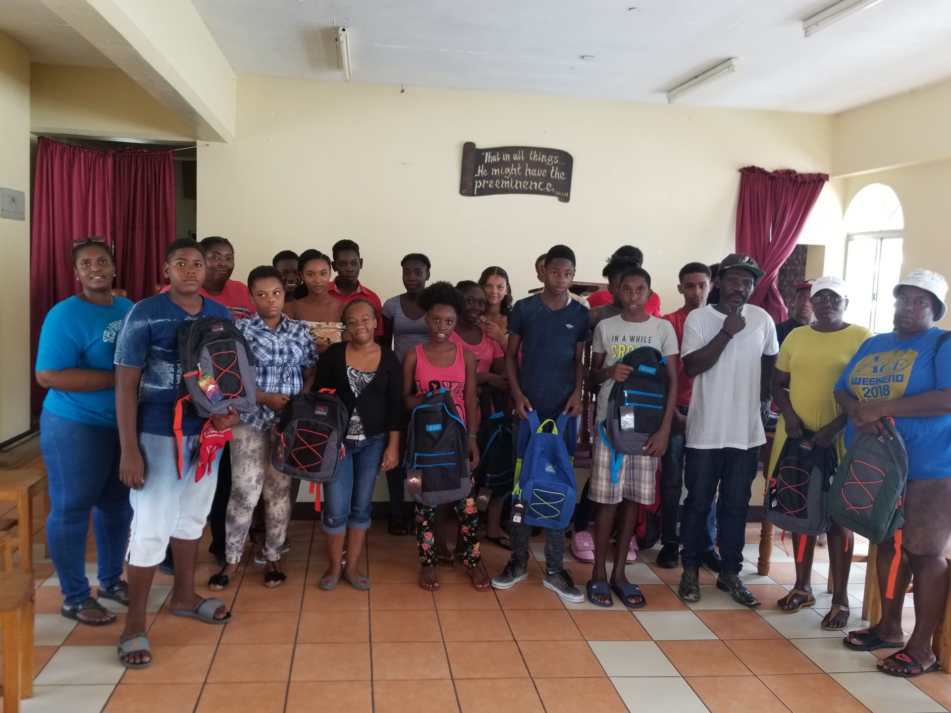 TCW Foundation distributed over 500 book bags and school supplies ...