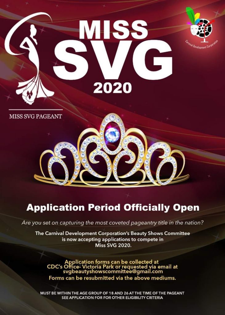 MISS SVG 2020 APPLICATION PERIOD OPEN - Asberth News Network
