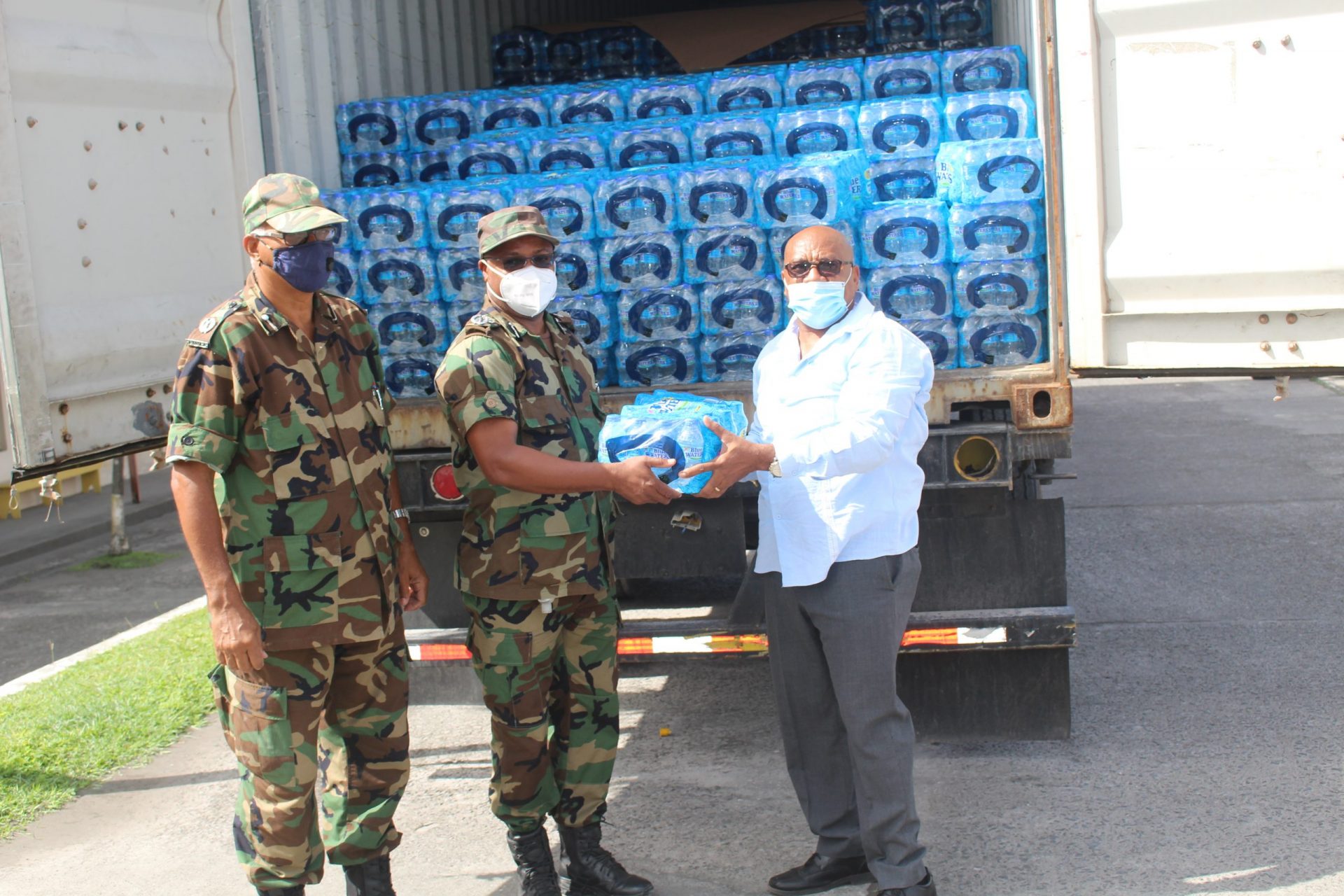 Coreas Distribution Limited donates 2600 Cases of bottled water to the ...