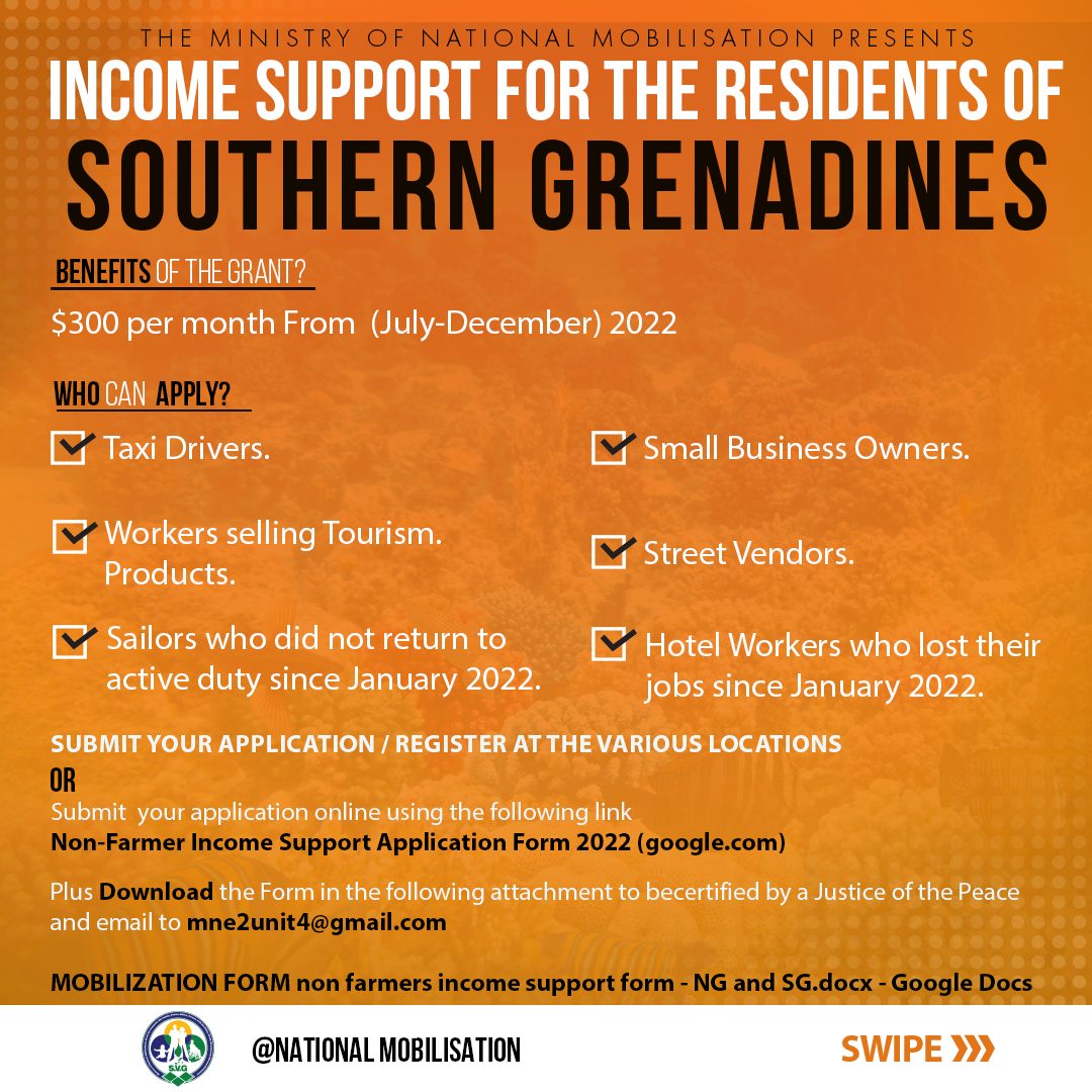 The Ministry of National Mobilisation et al presents THE INCOME SUPPORT ...