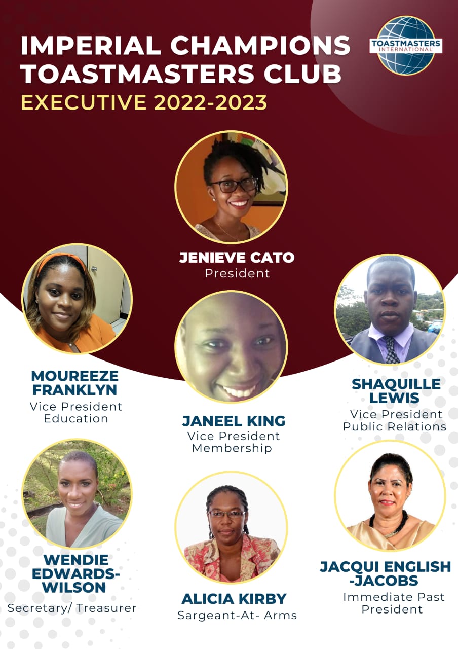 IMPERIAL CHAMPIONS TOASTMASTERS CLUB WELCOMES A NEW EXECUTIVE - Asberth ...