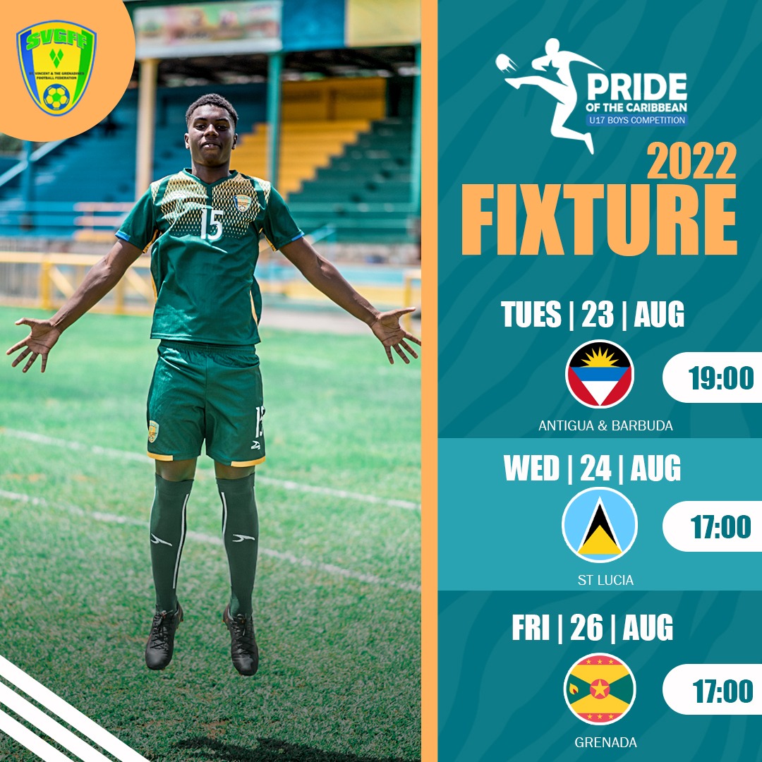 National Under - 17 male football team in Pride of Caribbean ...