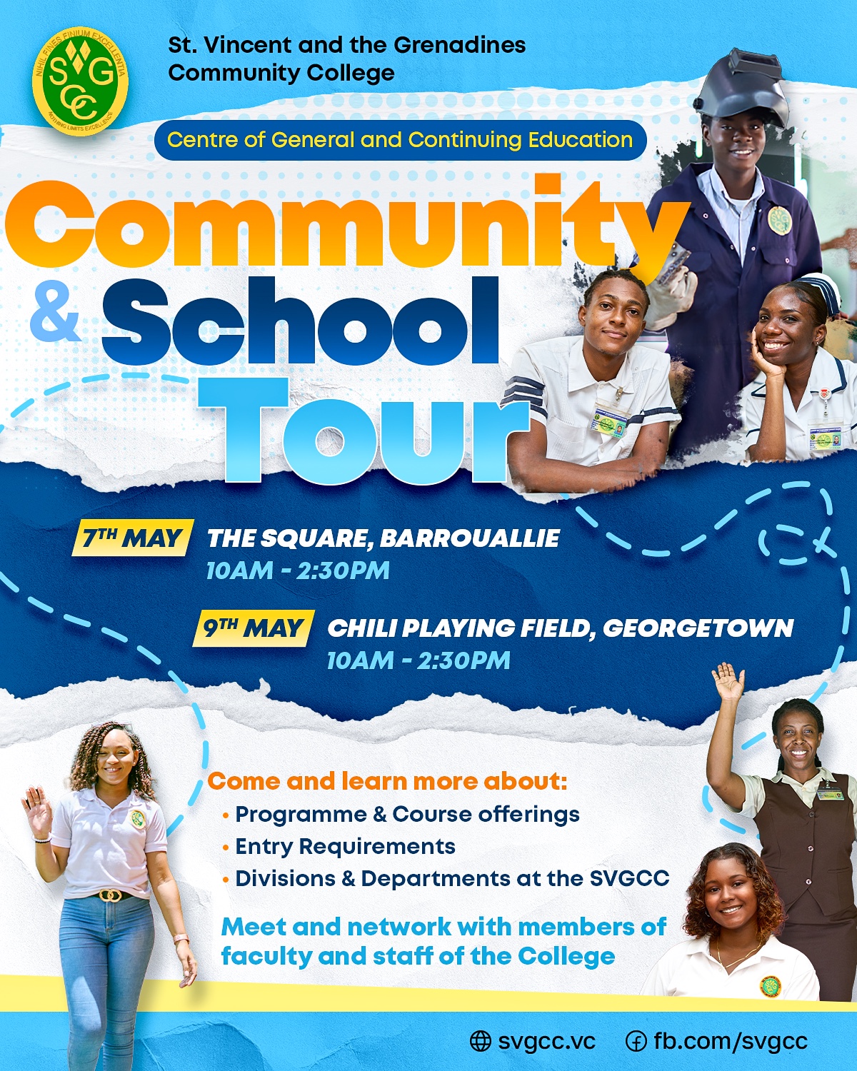 SVGCC Embarks on Community and School Tour - Asberth News Network