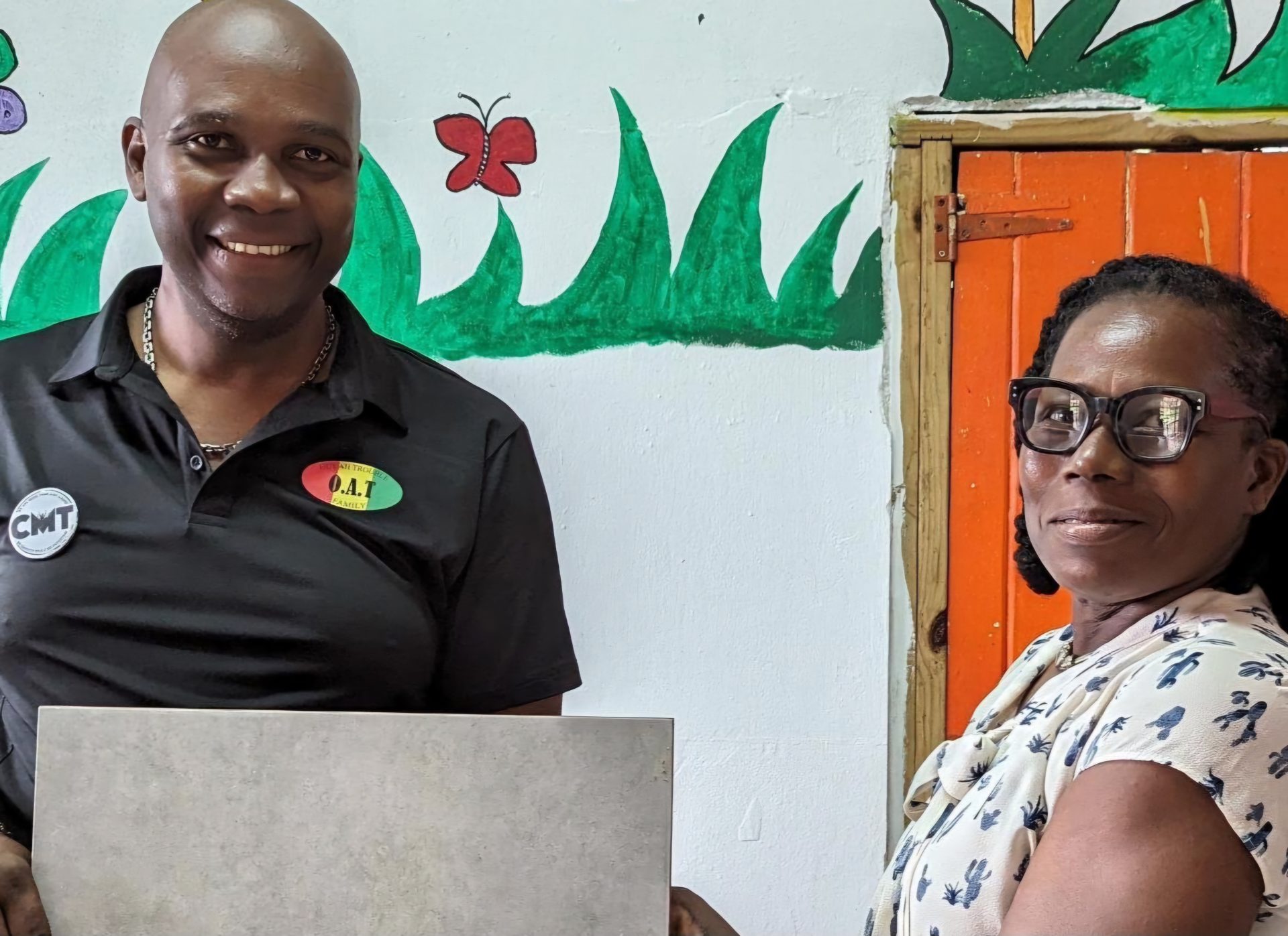 Country Meets Town J’ouvert Band (CMT) donates $10,000 in tiles to two ...