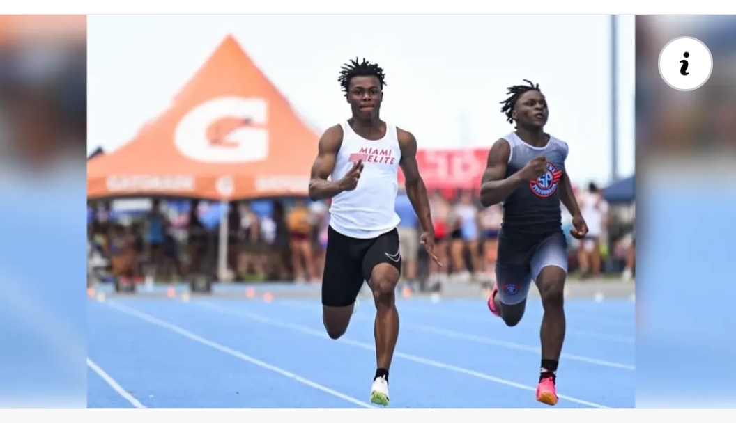 Kevin Lyttle son secures victory Florida's state 100M and 200M Finals ...