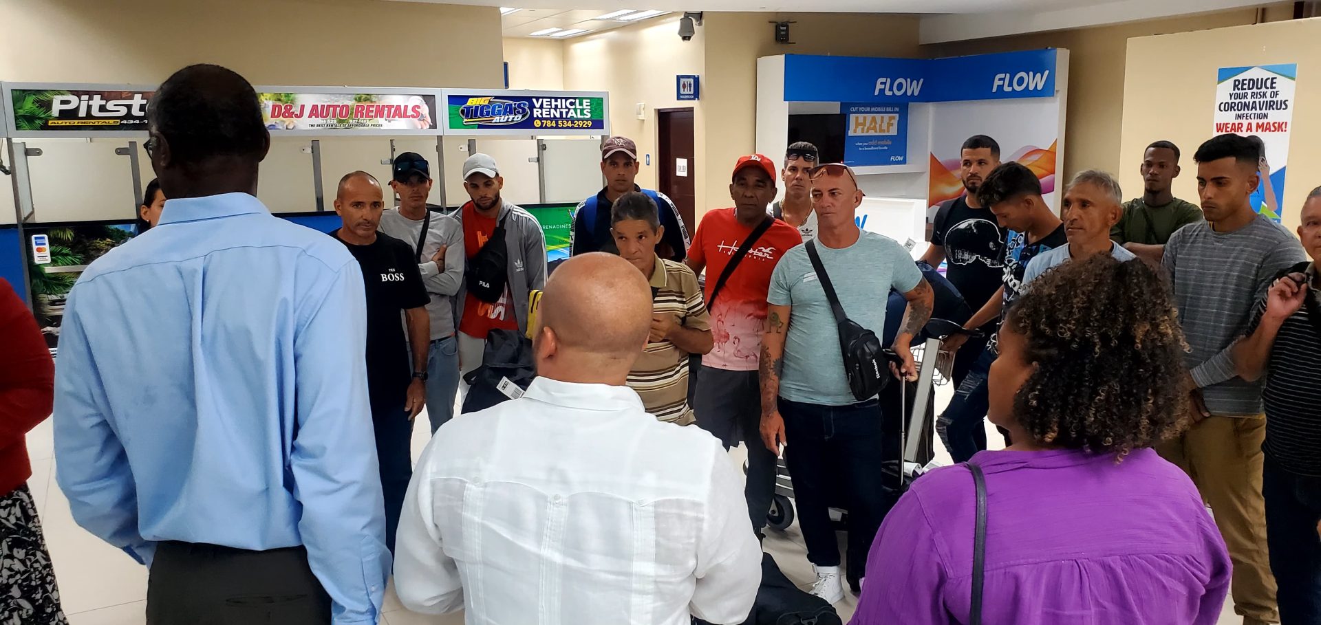Cuban linesmen Brigade arrived in St. Vincent and the Grenadines ...