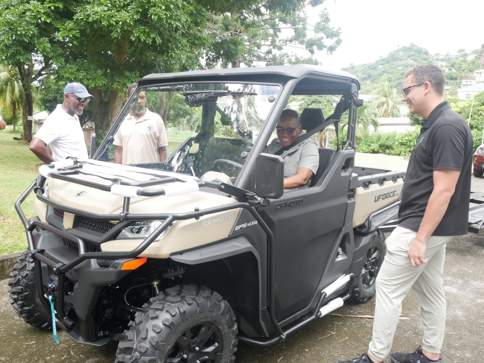 Economic Planning Division/VEEP Donates ATV to Forestry Division for ...