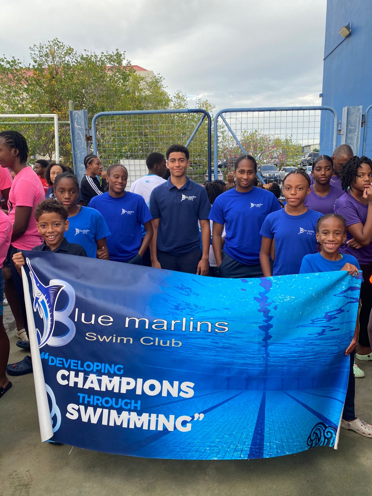 Record breaking performances for Blue Marlins at Barbados meet - Asberth News Network
