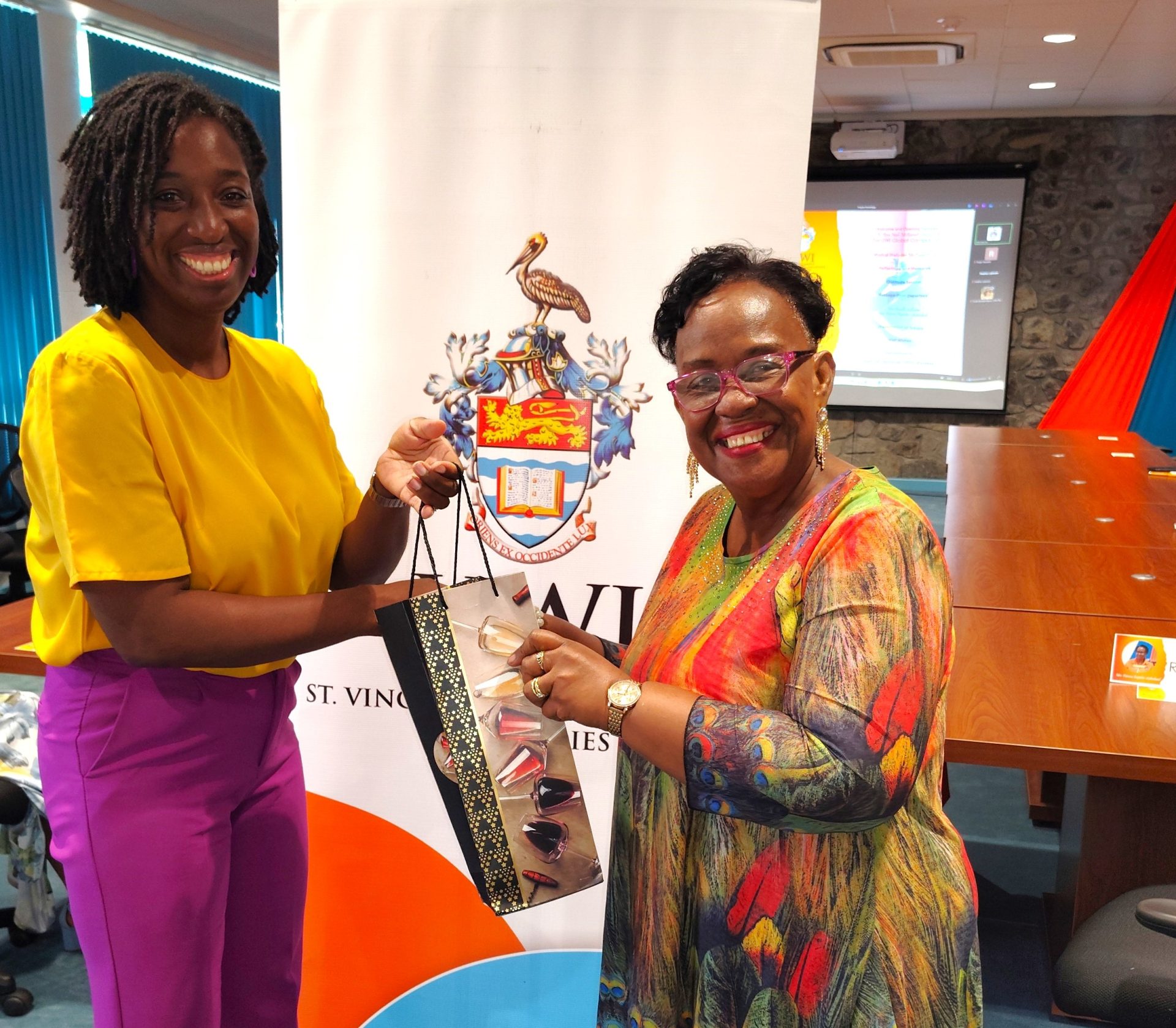 The UWI Global Campus SVG bids Farewell to Librarian after 41 Years - Asberth News Network
