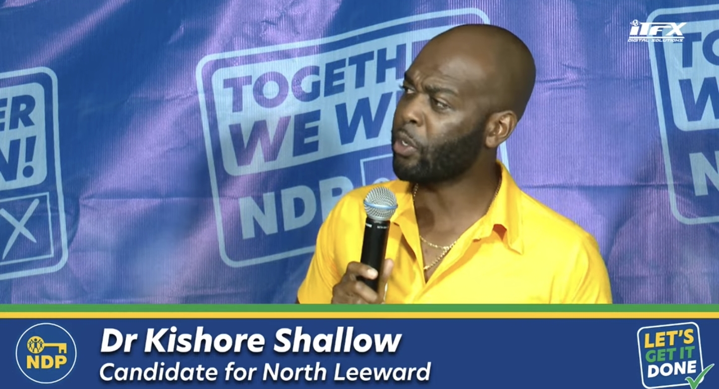 Dr. Kishore Shallow Calls for “Hope and Change” at Barrouallie Rally ...