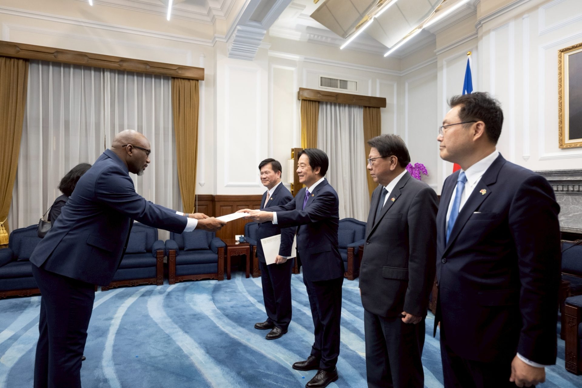 Ambassador Chance presents Letter of Credence as SVG’s Ambassador to ...